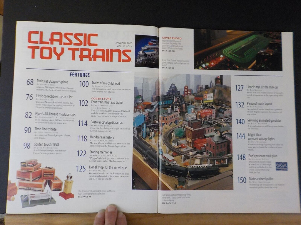 Classic Toy Trains 2000 January 100 years Lionel trains Lionel Disney ...