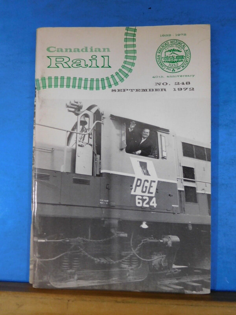 Canadian Rail #248 September 1972 Canadian Railroad Historical Society ...