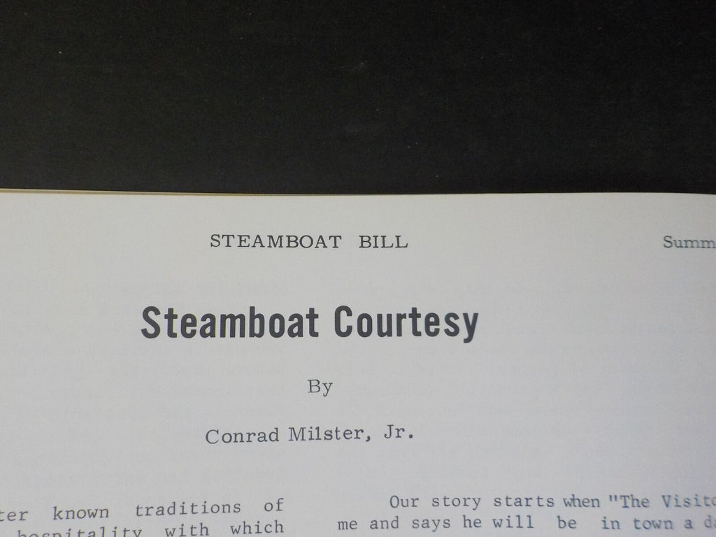 Steamboat Bill #102 Summer 1967 Steamboat Bill #107 F – RailroadTreasures