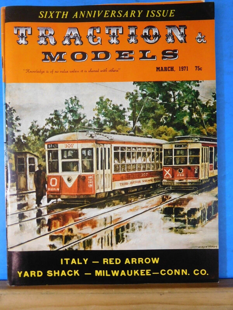 Traction & Models 1971 March Italy Red Arrow Yard Shack Milwaukee Conn ...