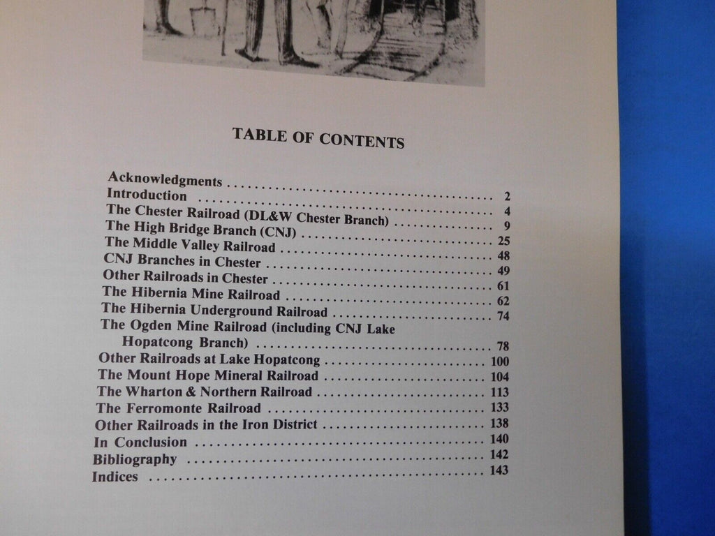 Iron Mine Railroads of Northern New Jersey by Larry Lowenthal ...