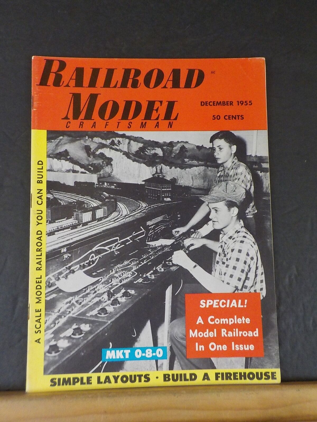 Railroad Model Craftsman Magazine 1955 December RMC Build a firehouse ...