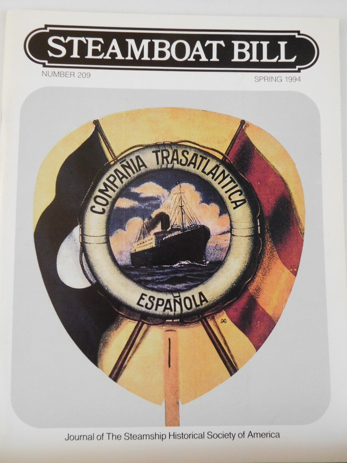 Steamboat Bill #209 Spring 1994 Journal of the Steamship Historical So ...