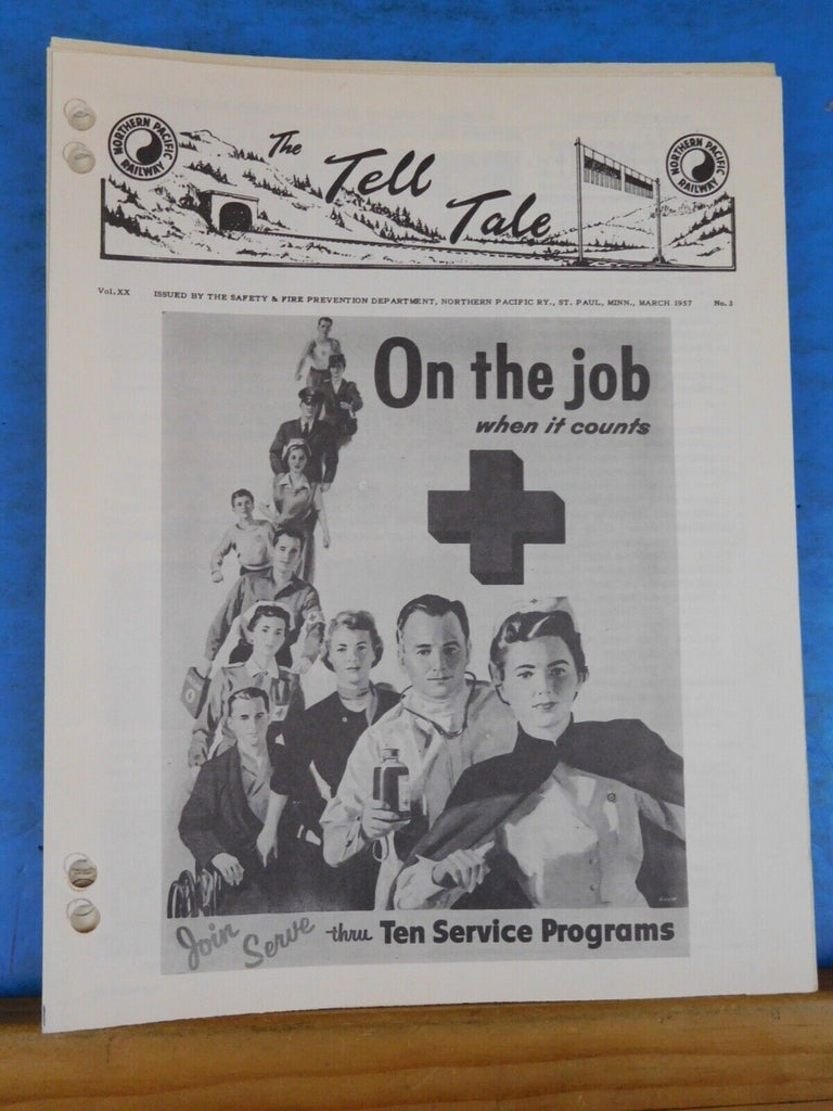 Tell Tale 1957 March Northern Pacific Employee Magazine Telltale ...