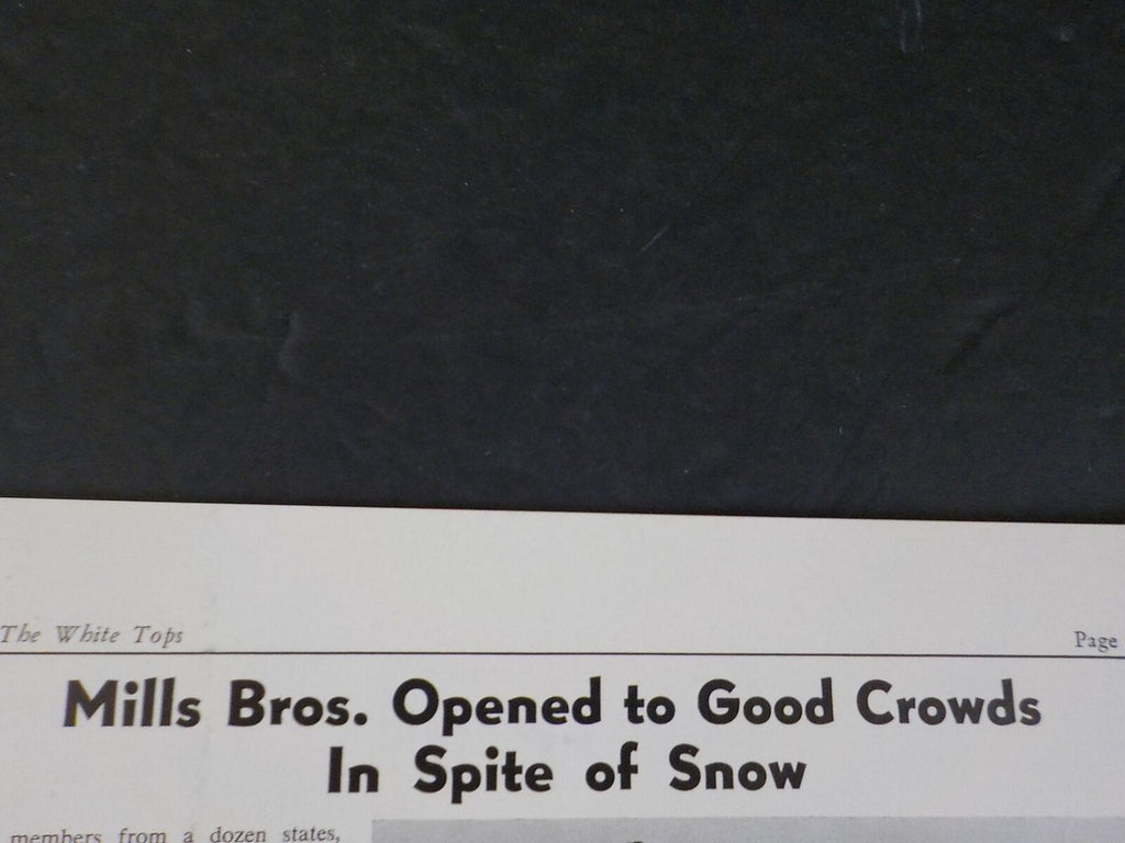 White Tops Circus Magazine 1953 March April Bertram Mills Circus ...