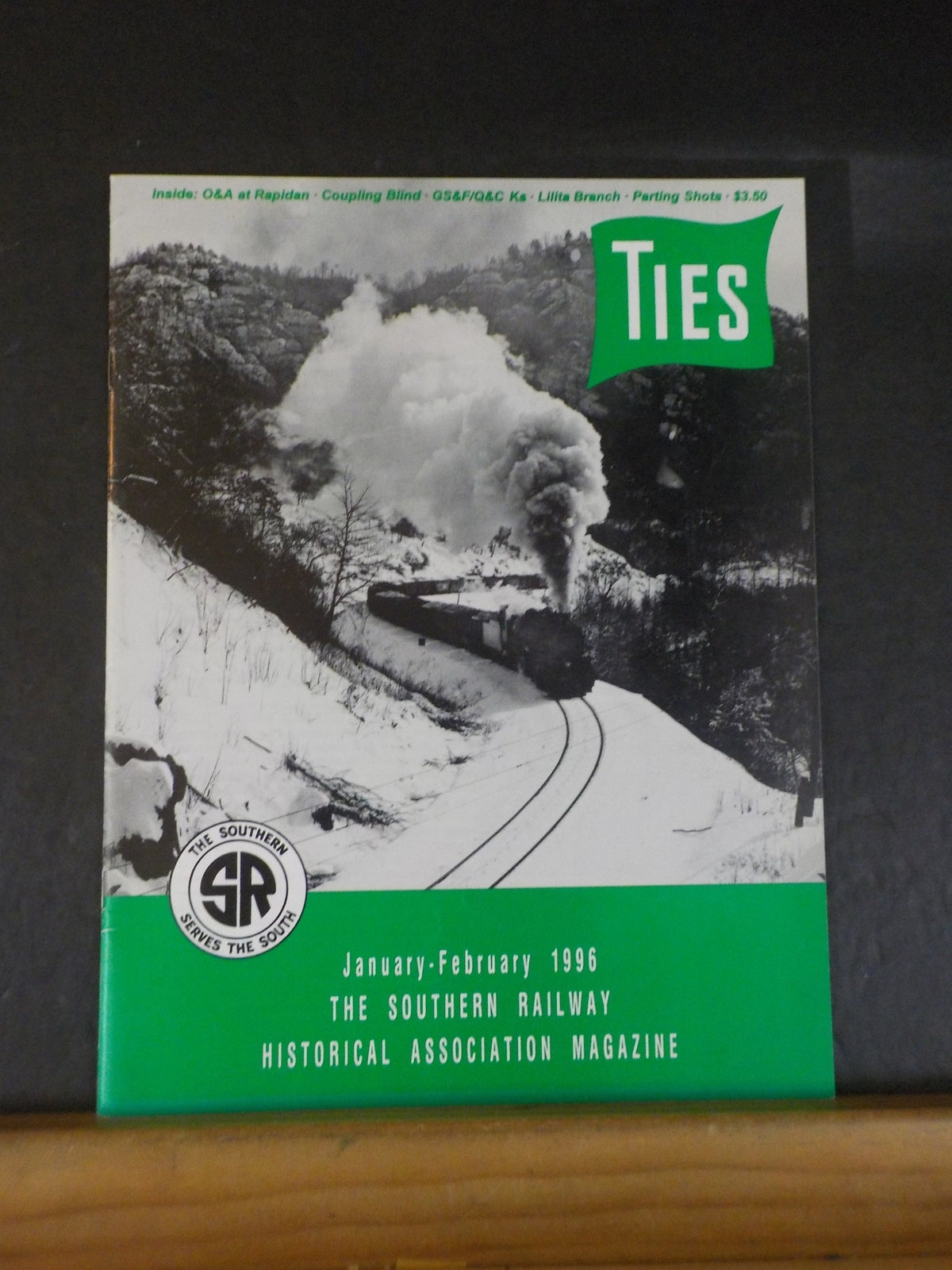 Ties Magazine Southern Railway Historical Assn 1996 January February O ...