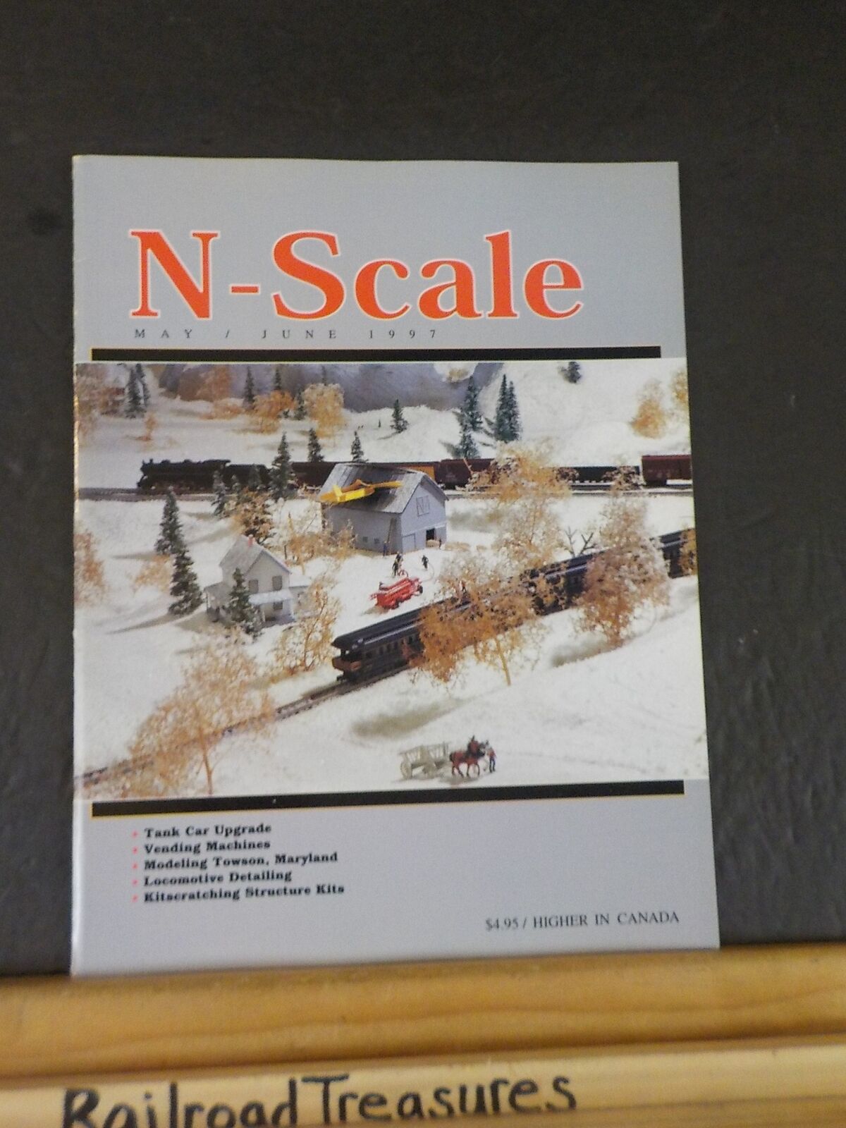 N Scale Magazine 1997 May June Hershey PA Tank Car Covered hopper tech ...
