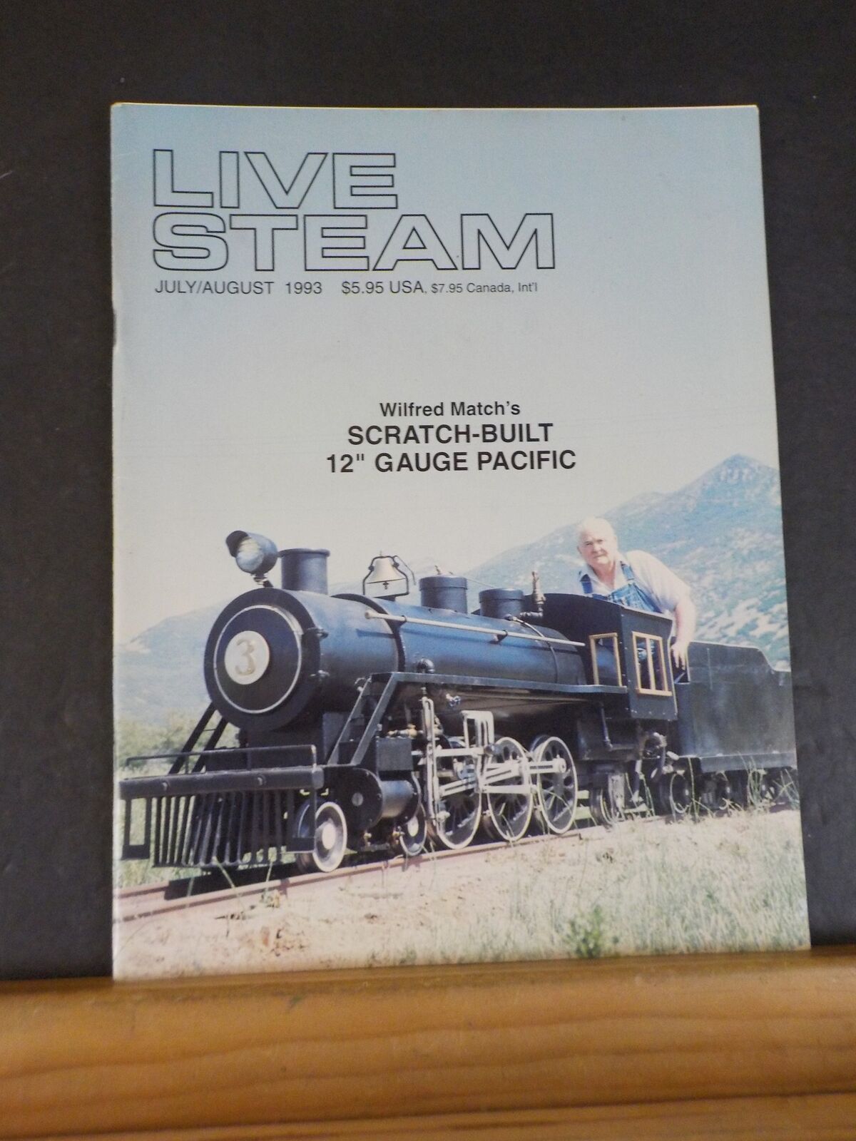 Live Steam Magazine 1993 Jul Aug 12" Gauge Pacific Locomotive Stanley ...