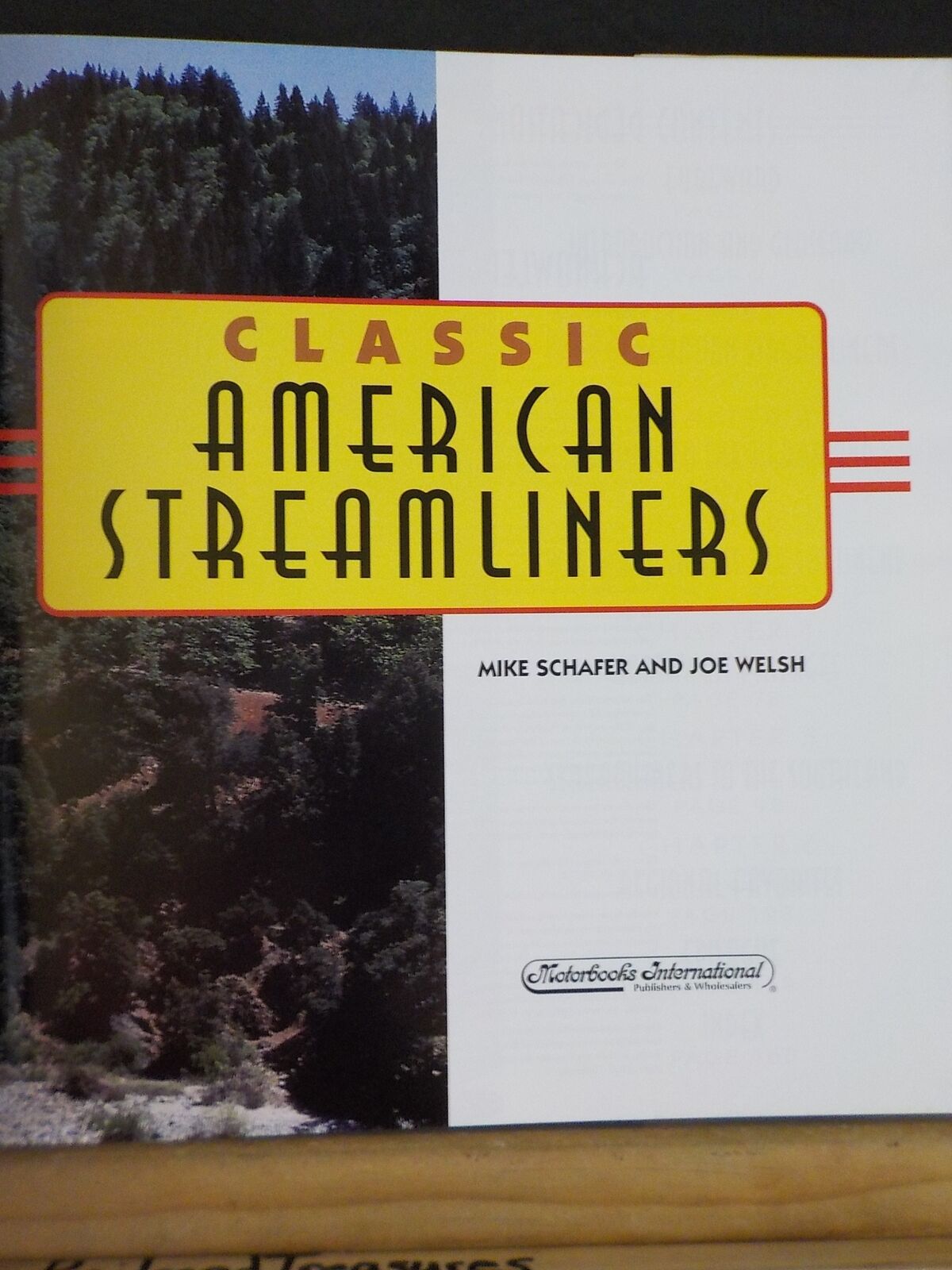 Classic American Streamliners By Schafer & Welsh w/ Dust Jacket ...