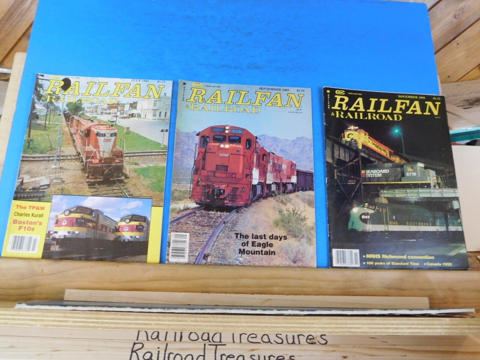 Railfan & Railroad Magazine Complete Year 1983 6 issues Complete Year ...