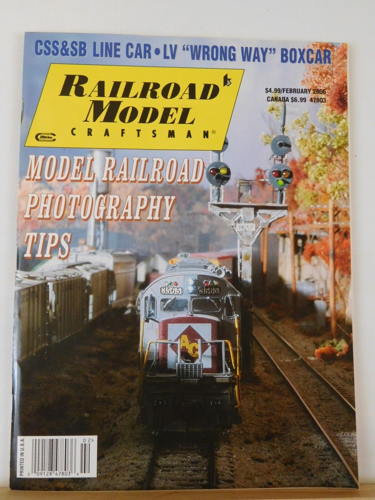 Railroad Model Craftsman Magazine 2006 February RMC LV Wrong way boxca – RailroadTreasures