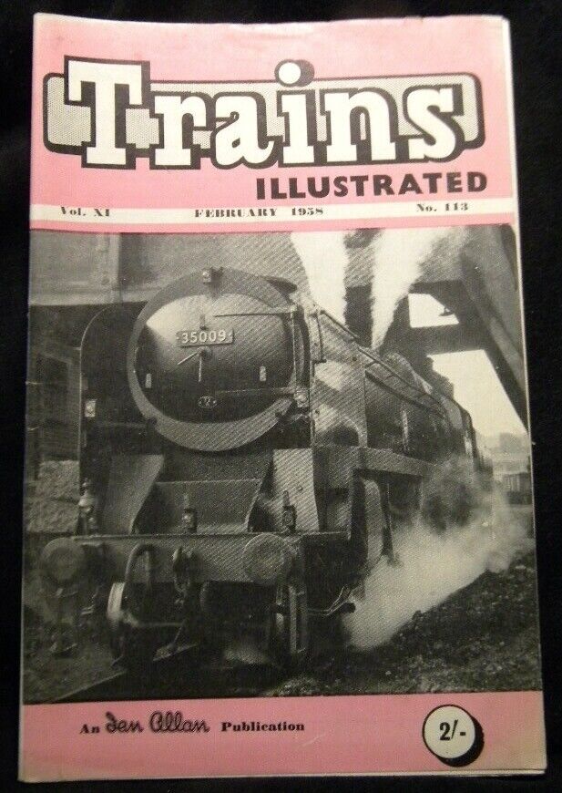 Trains Illustrated 1958 February SOUTHERN DIESEL-ELECTRIC MULTIPLE-UNI ...