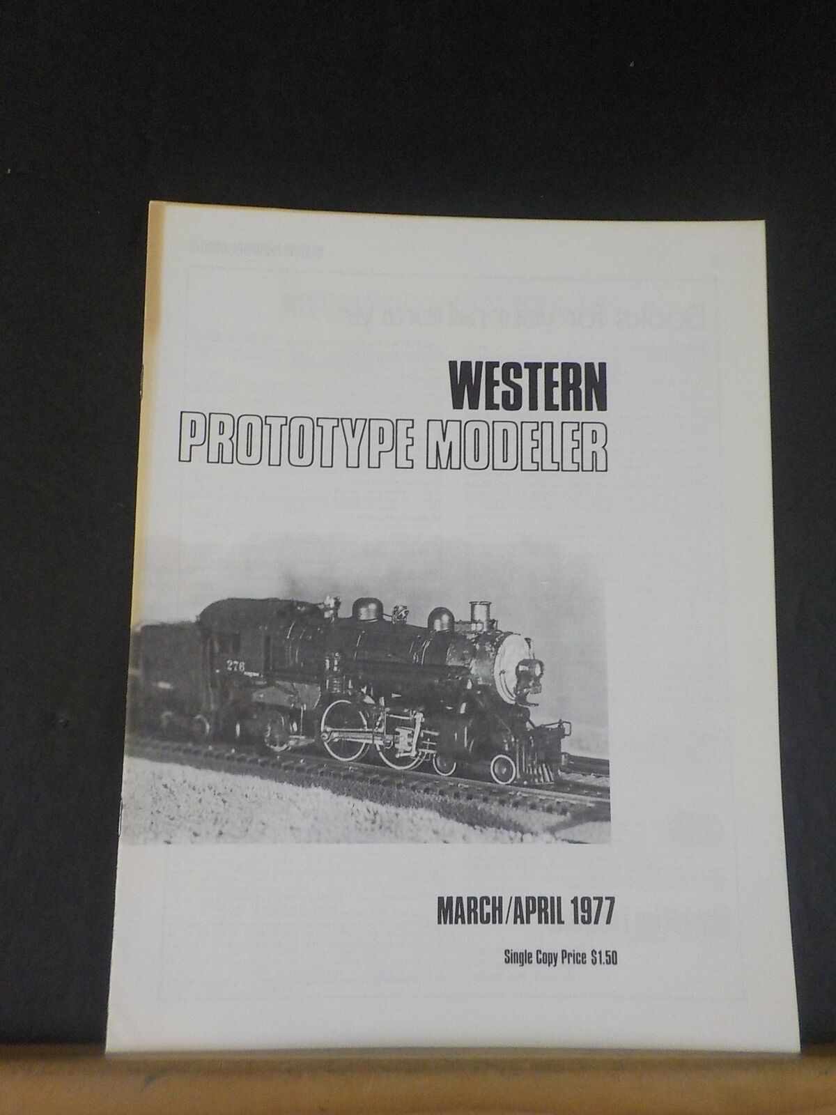 Western Prototype Modeler 1977 March April Sp lettering UP stock car S ...