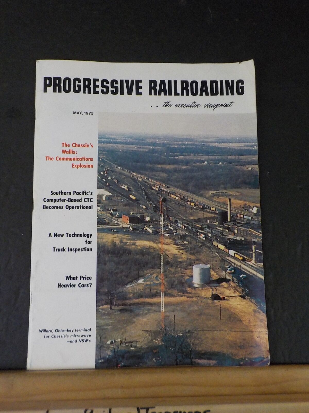 Progressive Railroading 1975 May Chessie Southern Pacific Track inspec ...