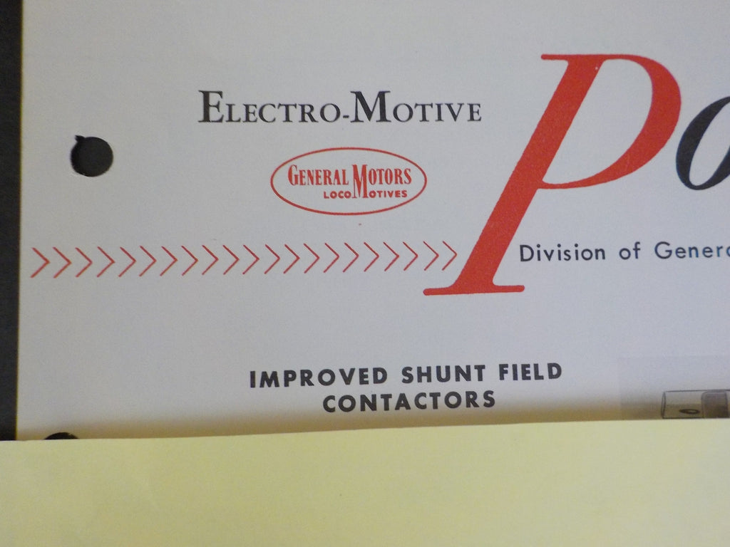 EMD Pointers 1958 November 4 Improved shunt field contactors ...