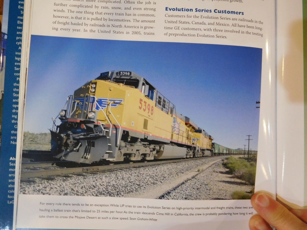 GE Evolution Locomotives by Sean Graham White with dust jacket ...
