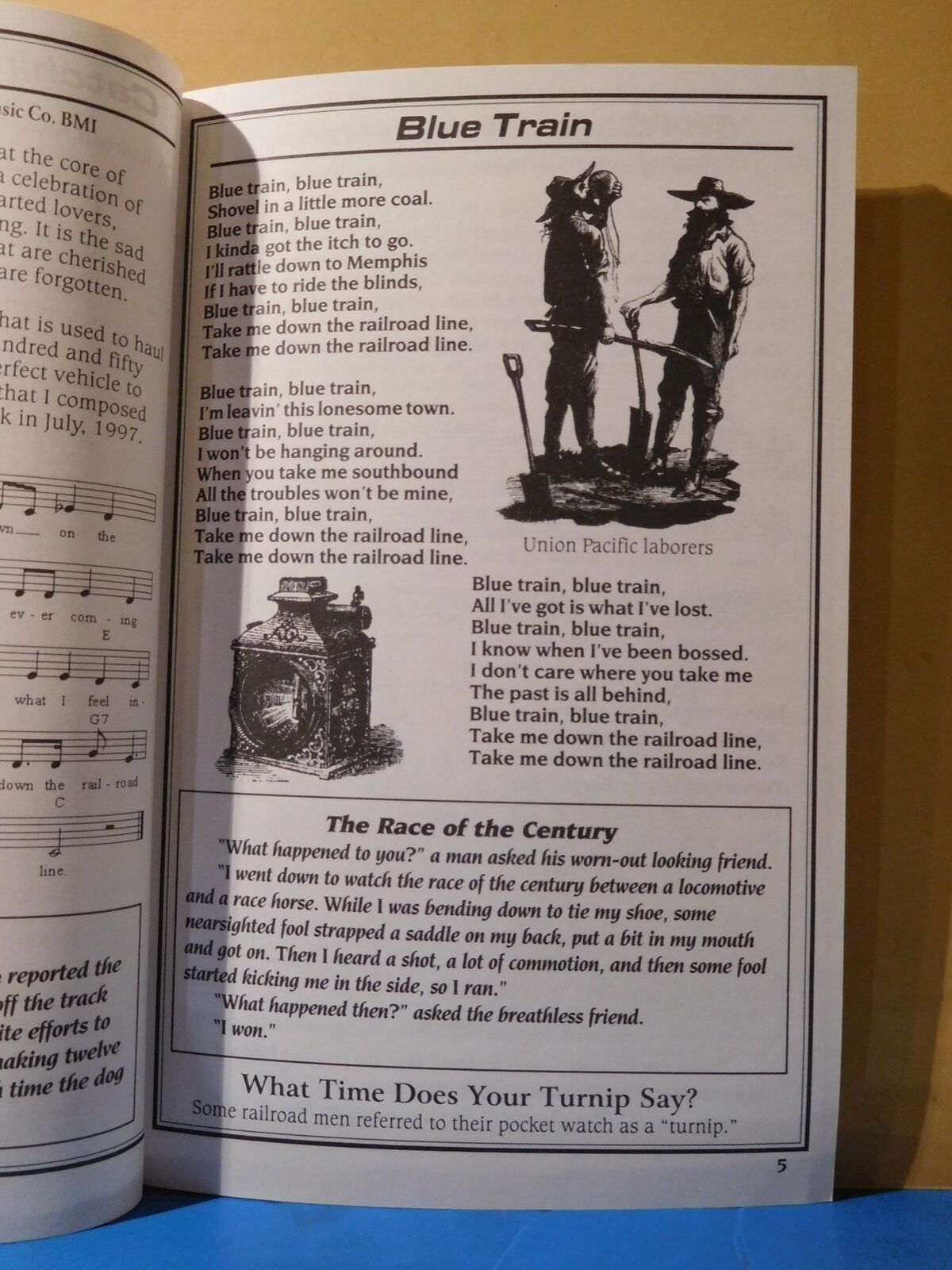 Railroad Fever Songs Jokes & Train Lore by Wayne Erbsen 1998 SC 65 Pag ...