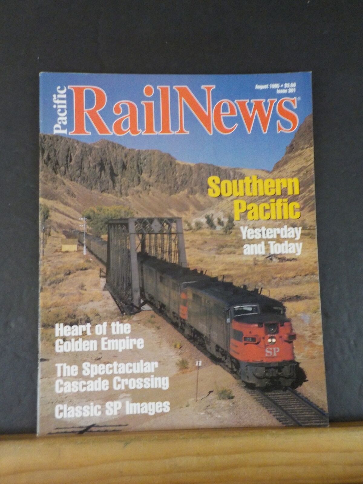 Pacific Rail News #381 1995 August Southern Pacific issue Cascade Cros ...