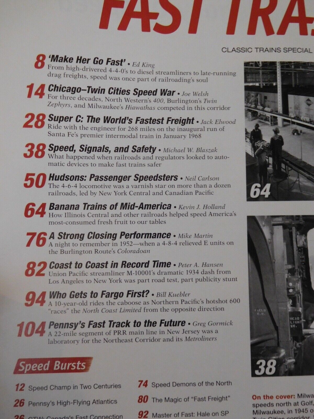 Classic Trains Special Edition #7 Fast Trains in the Golden Years of R ...