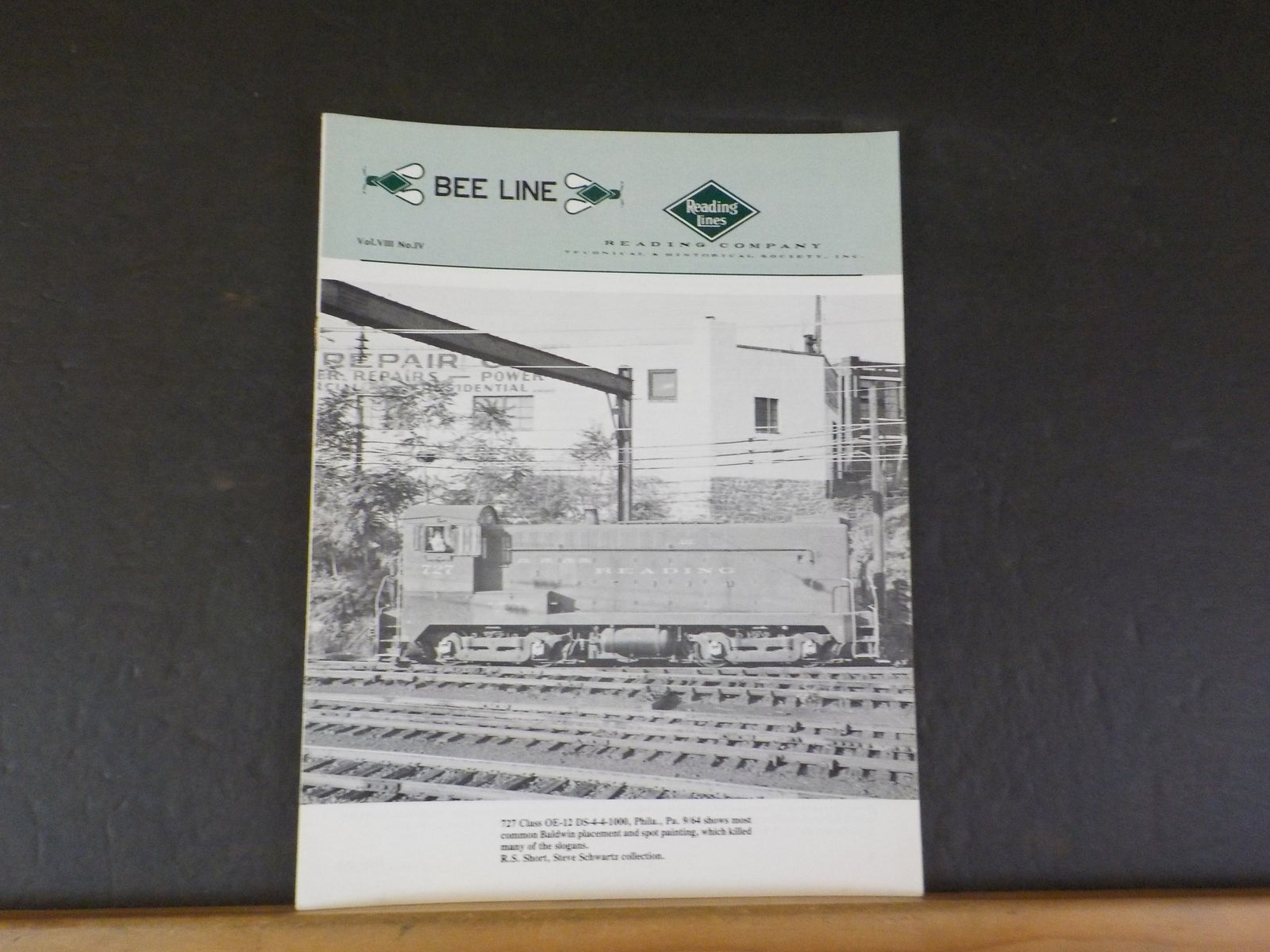 Bee Line Reading Co Historical Society 1986 Vol 8 No 4 – RailroadTreasures