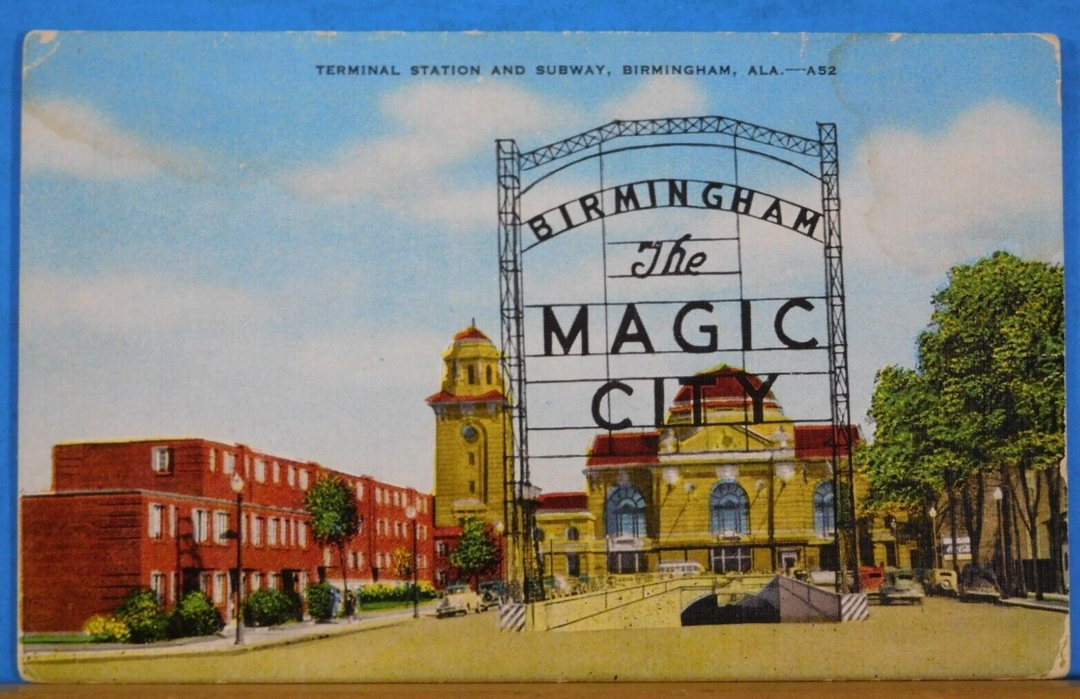 Postcard Terminal Station and Subway Birmingham Alabama UNDATED ...