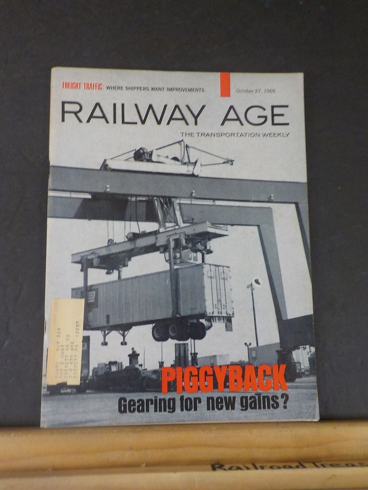 Railway Age 1969 October 27 Freight traffic issue Piggyback ...