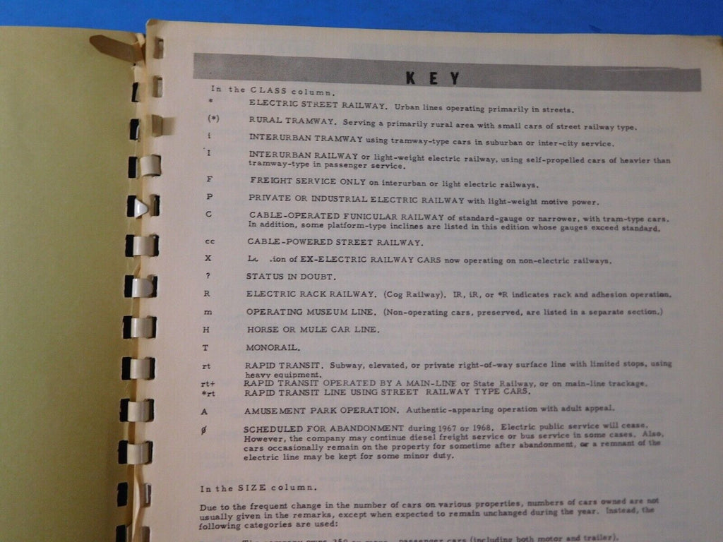 Earl Clark's Directory of World Electric Lines 1967 – RailroadTreasures