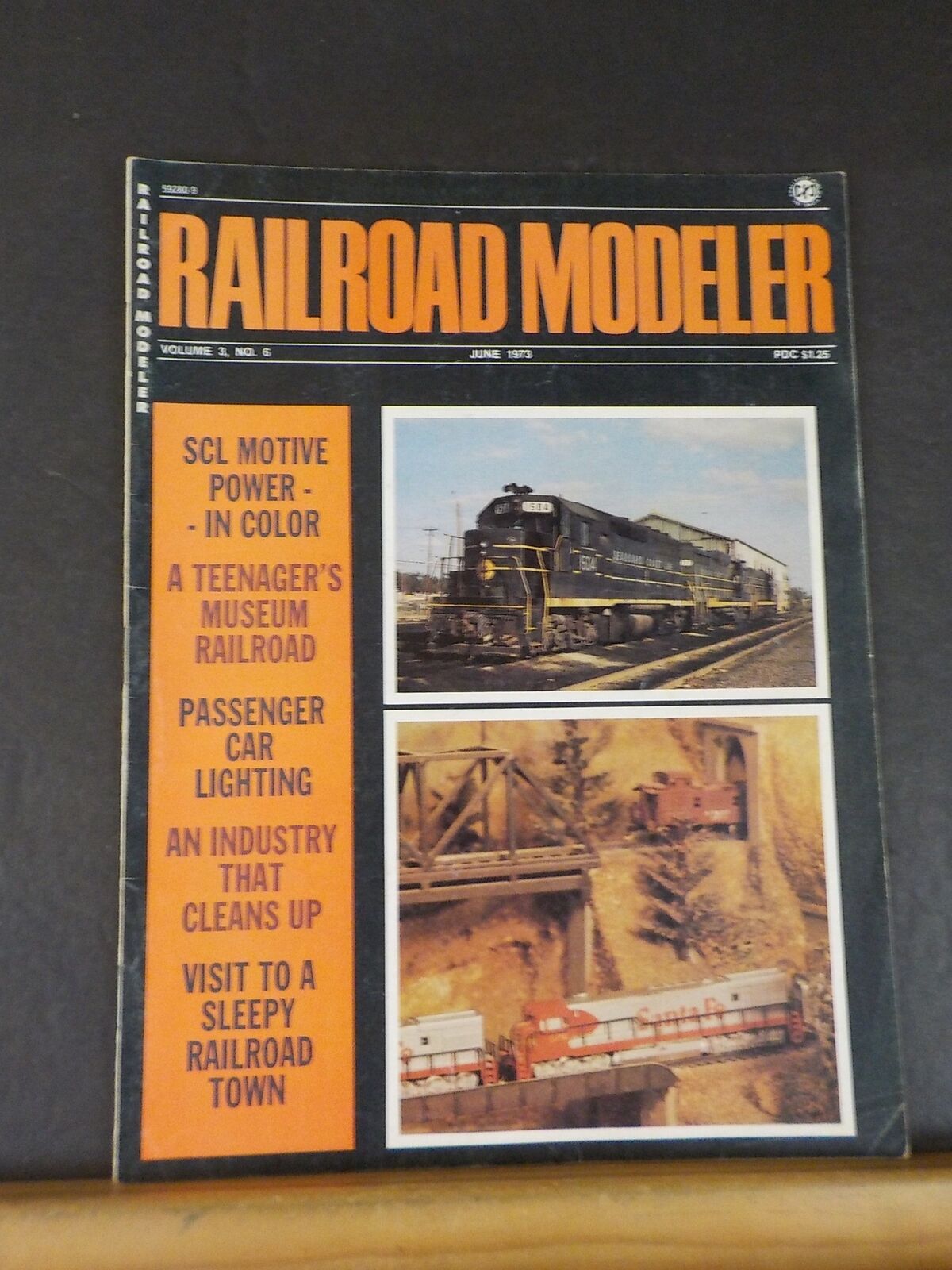 Railroad Modeler 1973 June SCL motive power Passenger car lighting ...