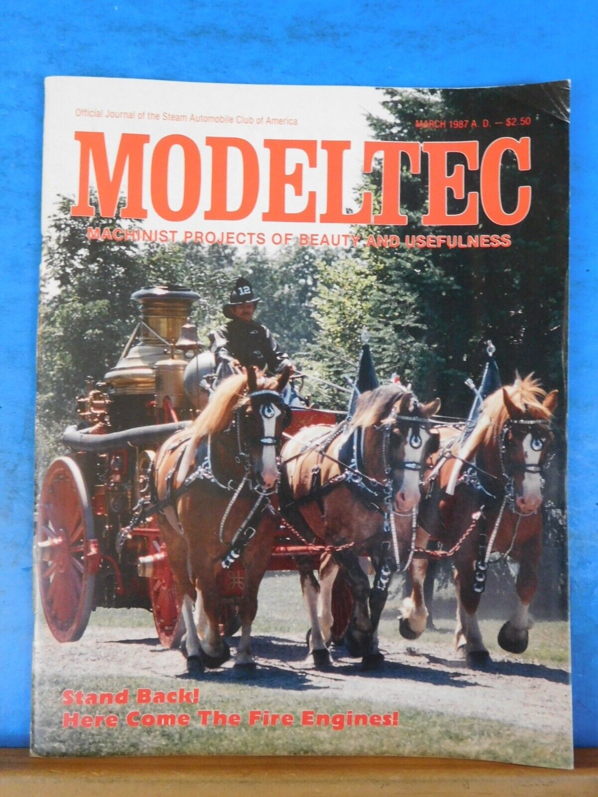 Modeltec 1987 March Magazine Fire engines Rio Grande T-12 Tender tank ...