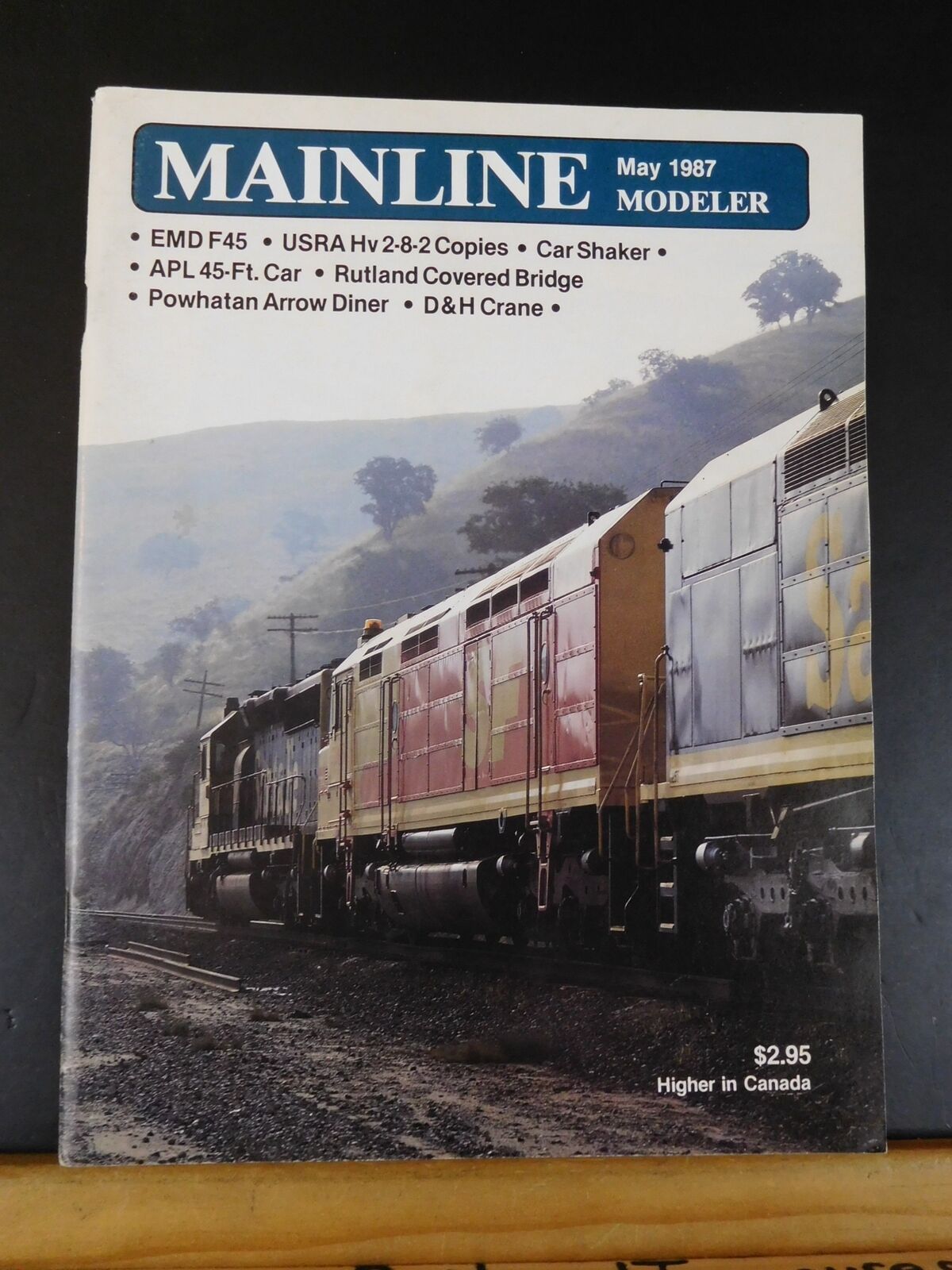 Mainline Modeler 1987 May Rutland covered bridge modeling Timber loadi ...