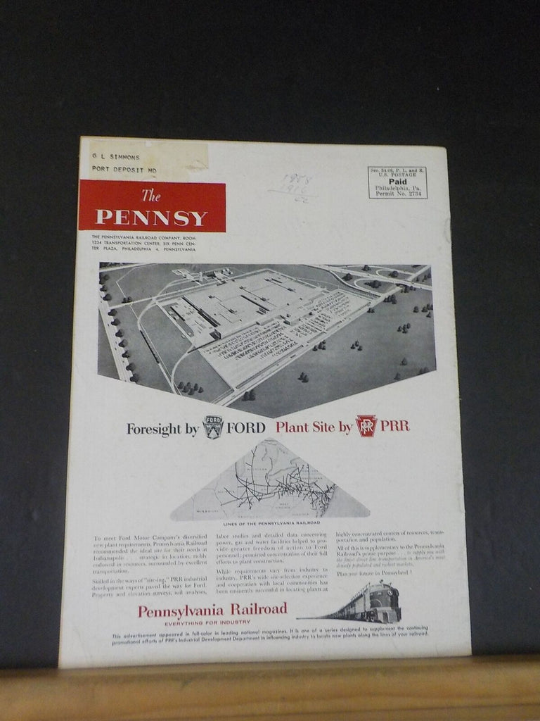 Pennsy Employee Magazine, The 1957 July-Aug Make That Engine Move ...