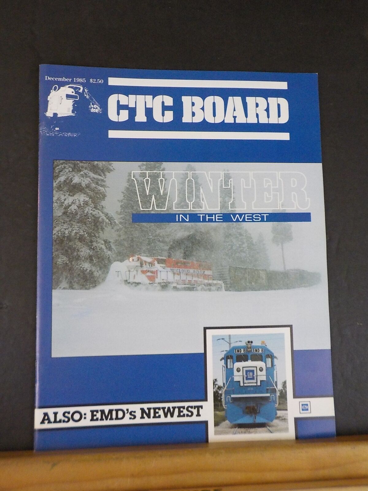 CTC Board Railroads Illustrated #126 1985 December Winter in the West ...