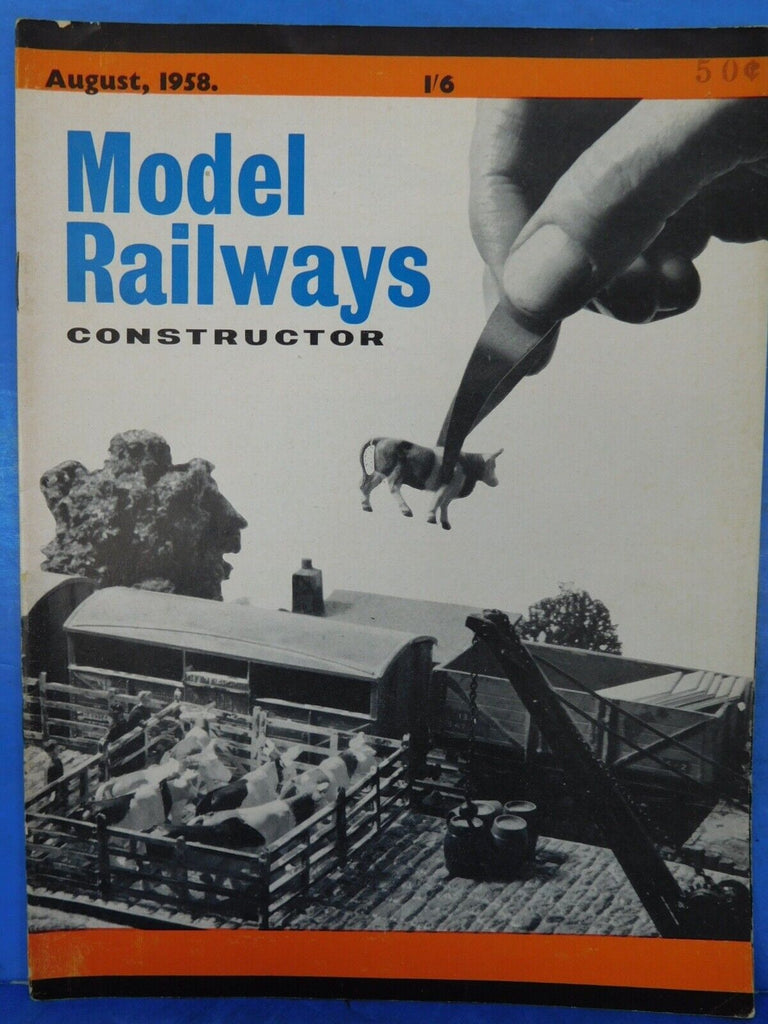 Model Railways Constructor 1958 August Point construction Super Detail ...