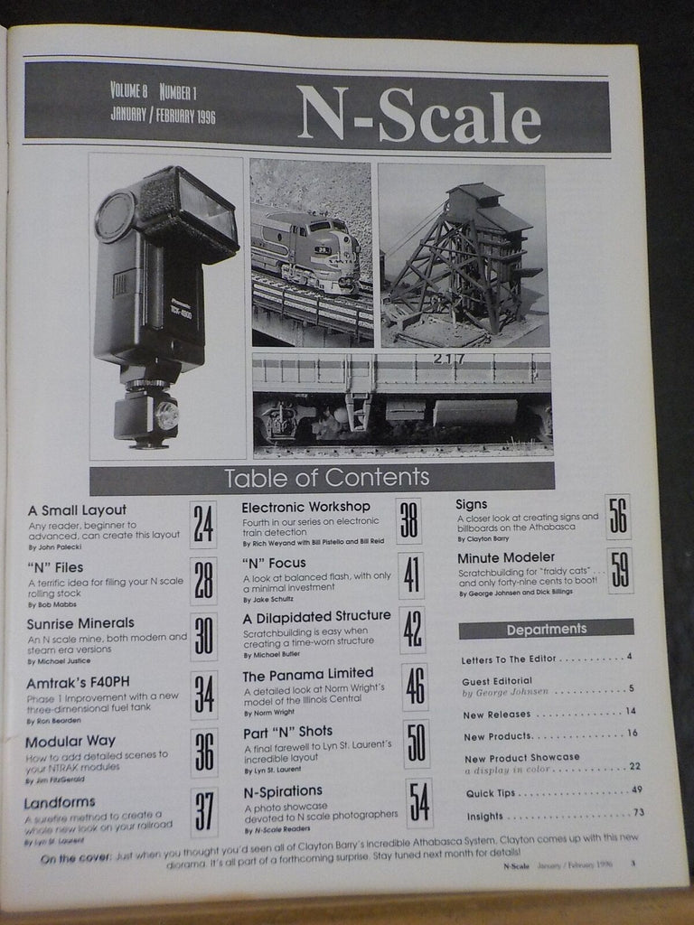 N Scale Magazine 1996 Januarry February Landforms Dilapidated Structur ...
