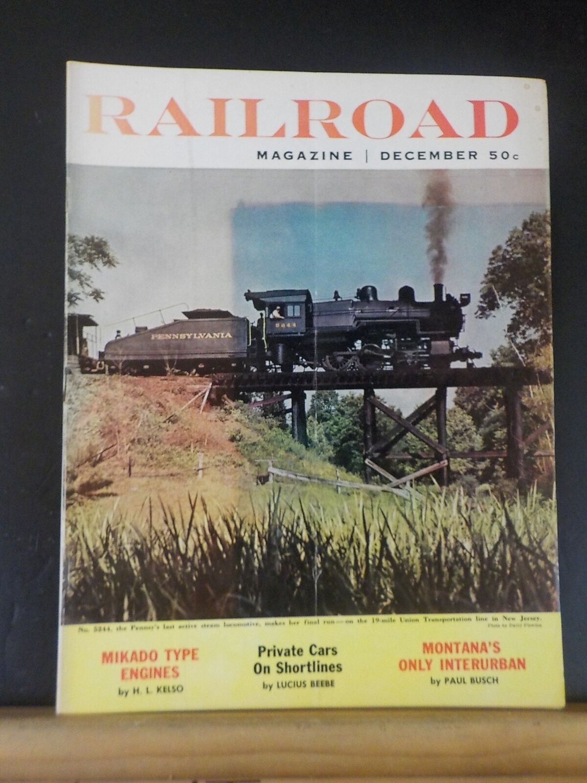 Railroad Magazine 1959 December V71#1 Mikado type locos Private cars o ...