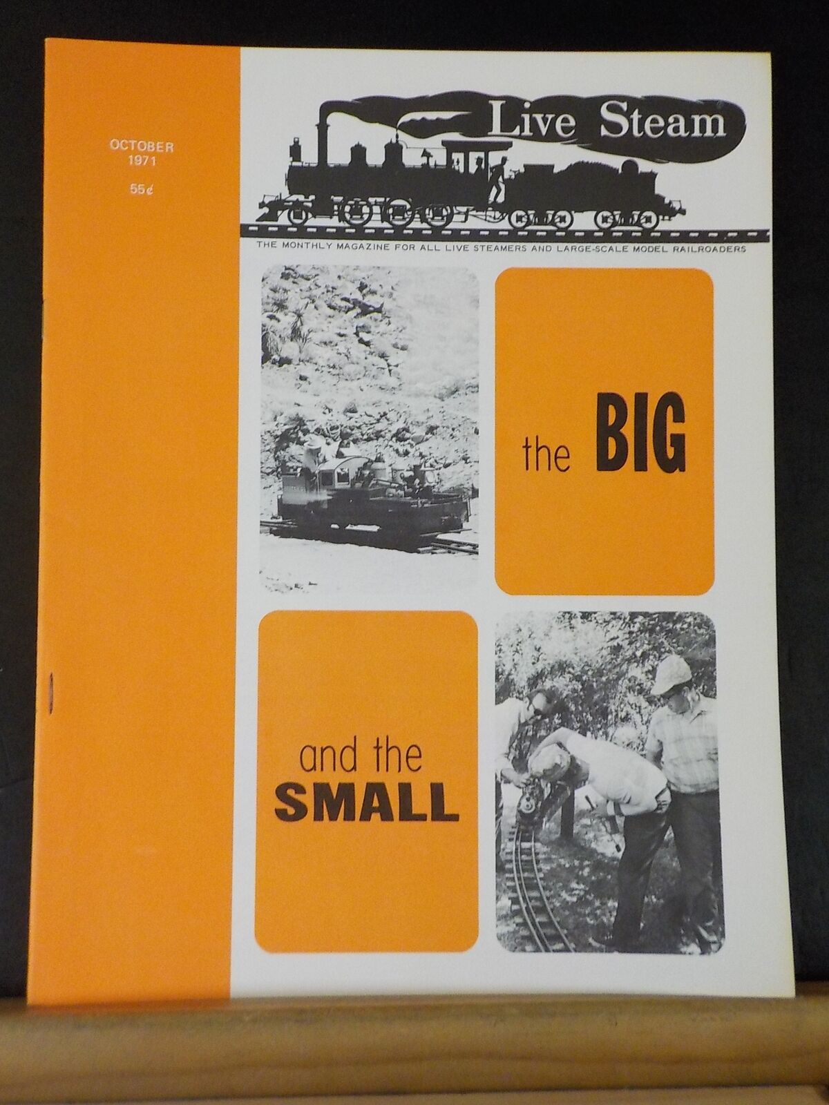 Live Steam Magazine 1971 Oct Big and Small southern Ps4 – RailroadTreasures