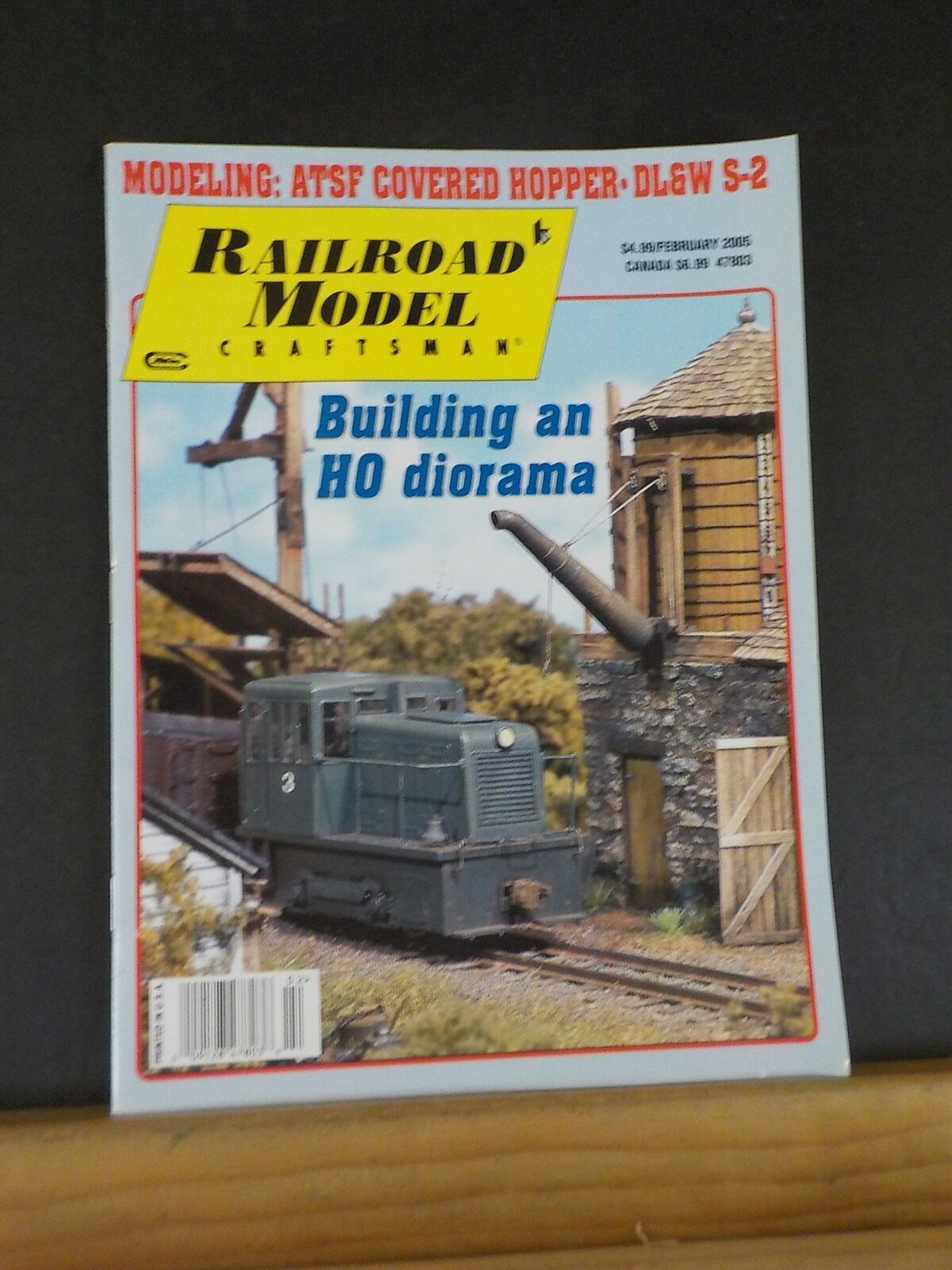 Railroad Model Craftsman Magazine 2005 February HO Diorama ATSF Covere ...