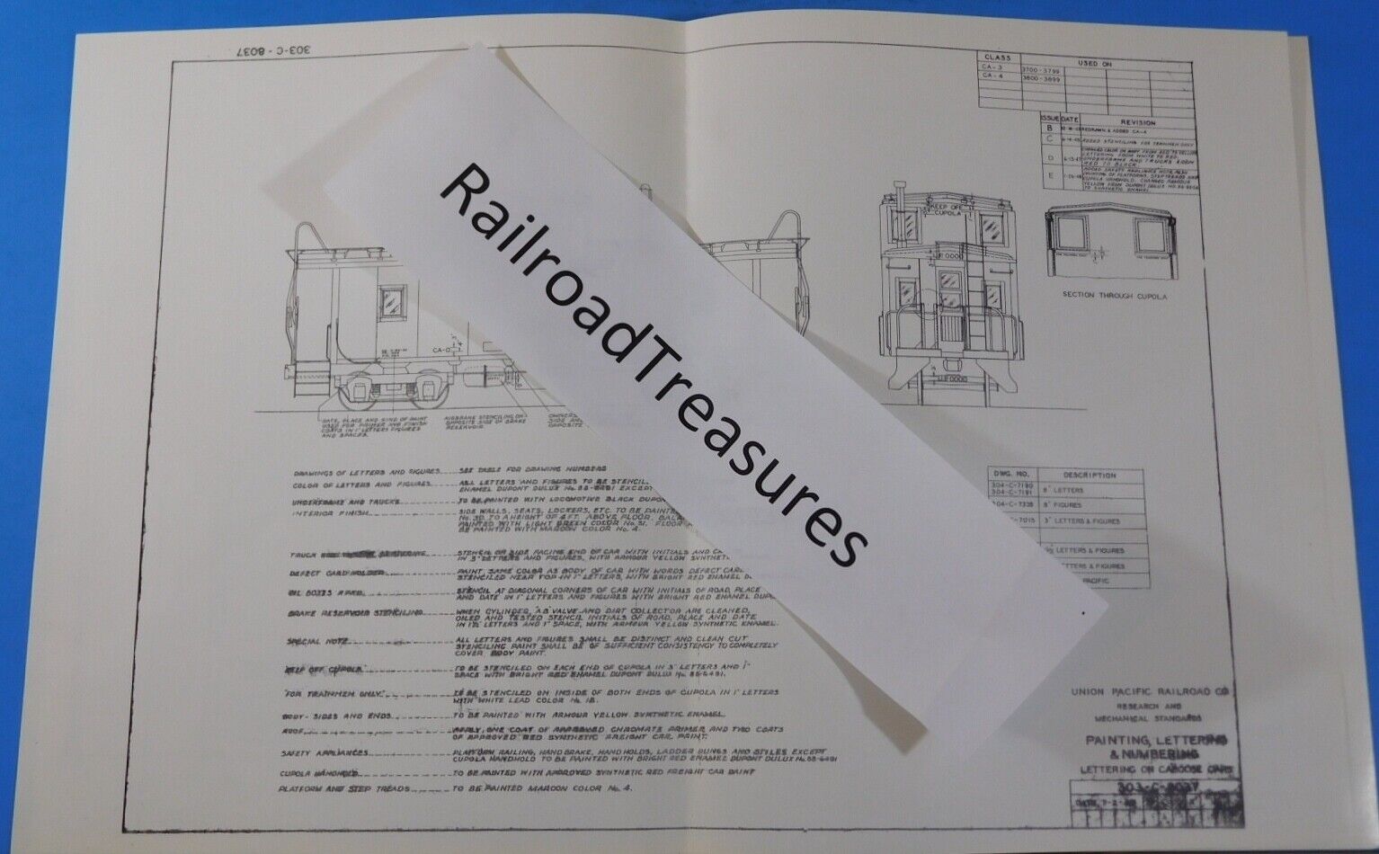 Steam Era Freight Car Lettering Diagrams Union Pacific Railroad 12 Dia ...