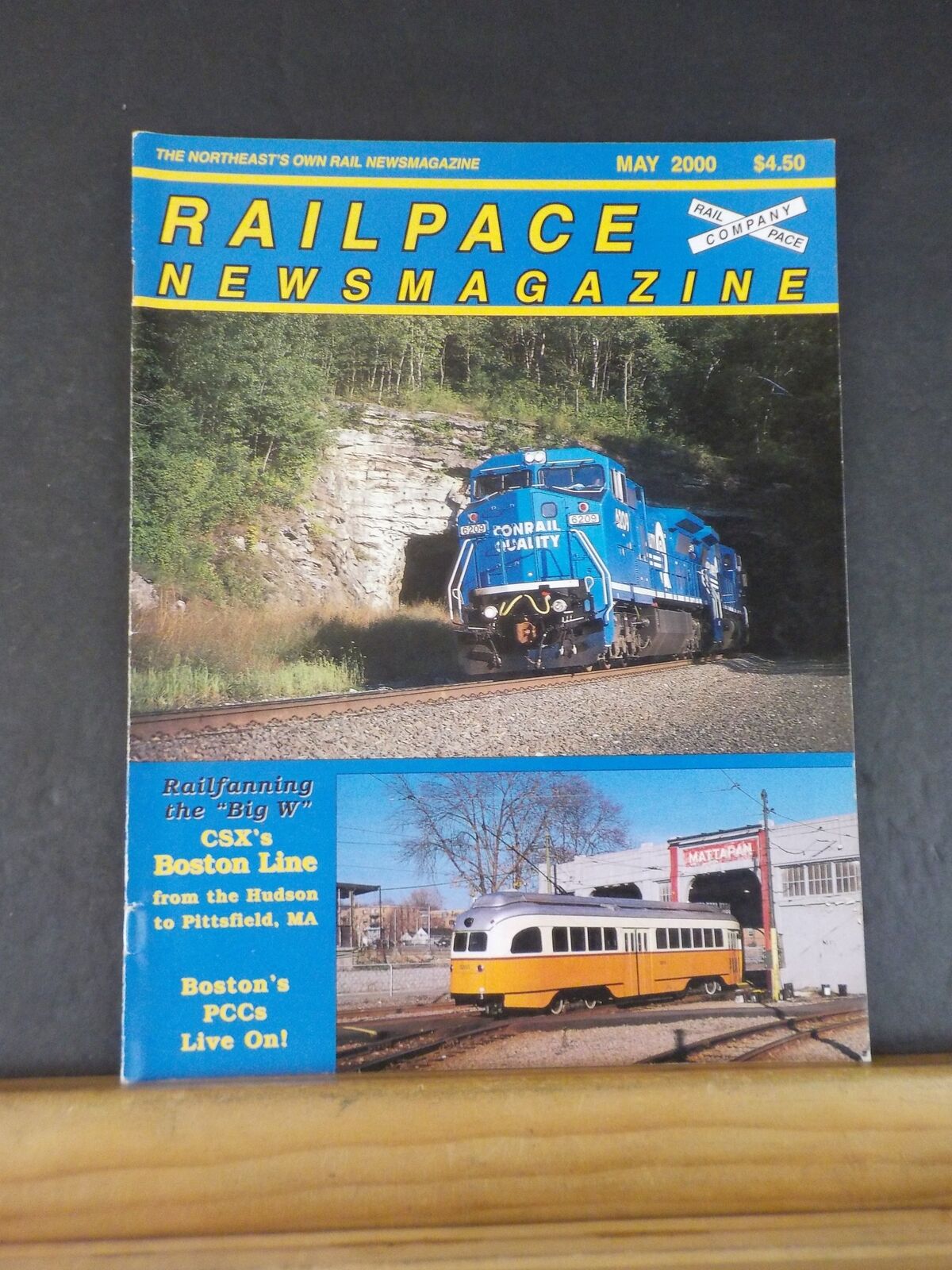 Rail Pace News Magazine 2000 May Railpace Boston PCC CSX Boston Line ...