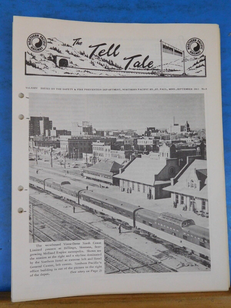 Tell Tale 1961 September Northern Pacific Employee Magazine Telltale ...