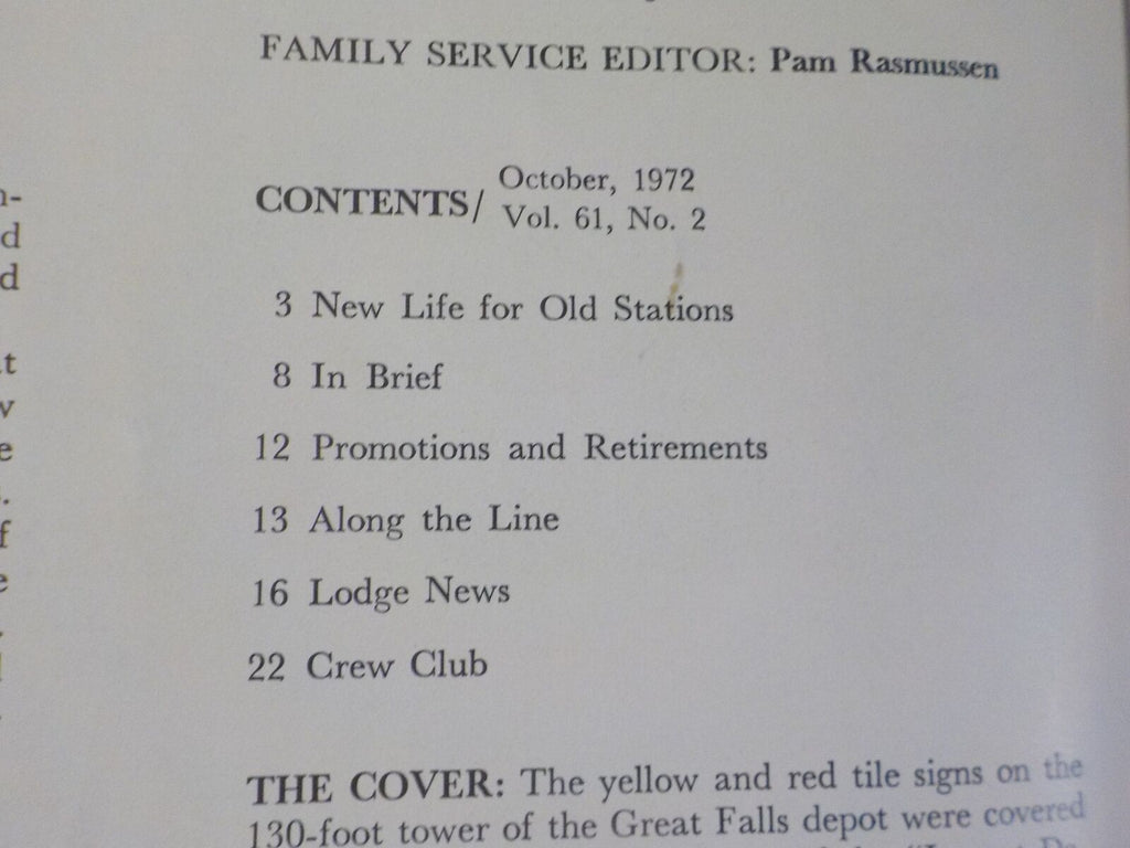 Railway Employees Journal 1972 October New Life for Old Stations ...