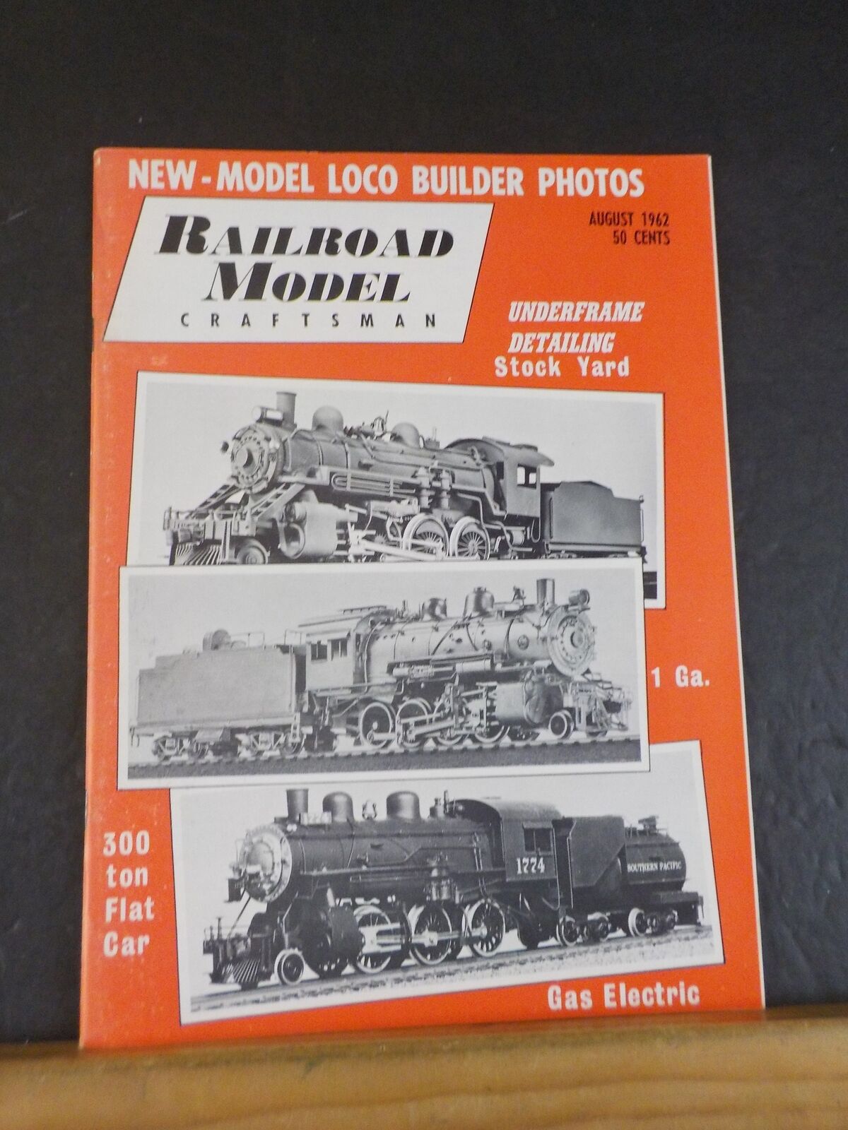 Railroad Model Craftsman Magazine 1962 August RMC Stock yard Underfram ...
