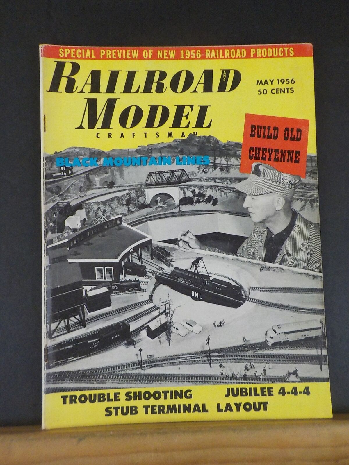 Railroad Model Craftsman Magazine 1956 May RMC Stub Terminal layout Ju ...