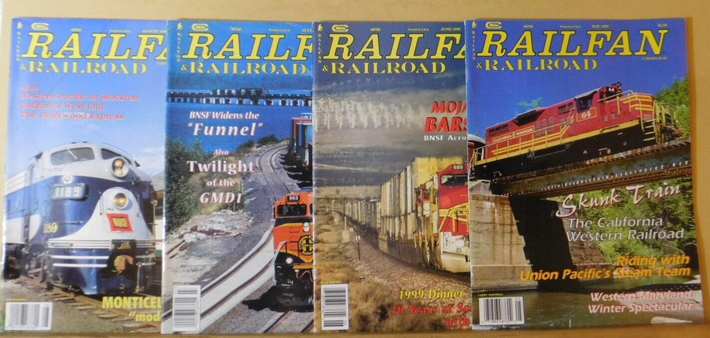 Railfan & Railroad Magazine Complete Year 1999 Complete Year Railfan ...
