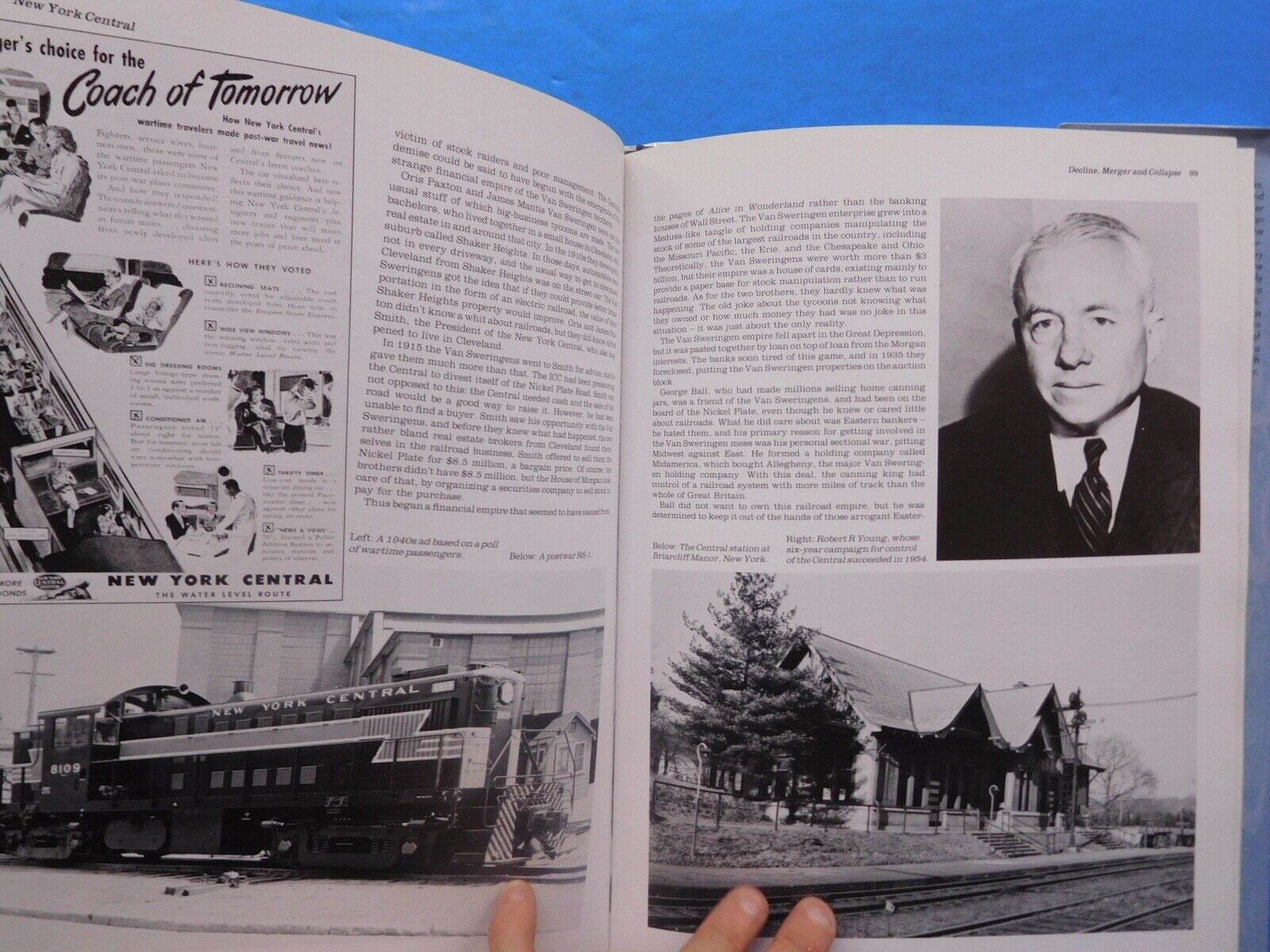 History of the New York Central System Klein 1985 NYC w dust jacket ...