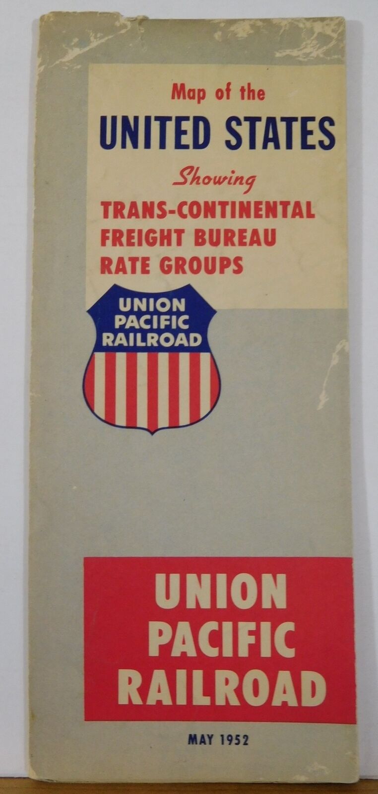 Map Union Pacific Railroad 1952 May Map of the United States 19 x 32 ...