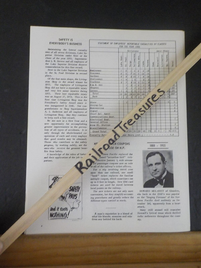 Tell Tale 1956 January Northern Pacific Employee Magazine ...