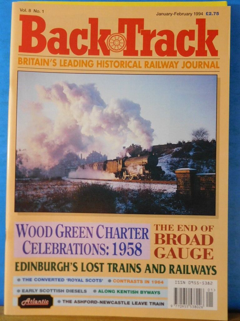 Back Track Magazine 1994 Jan Feb Britain Railway History Edinburgh's l ...