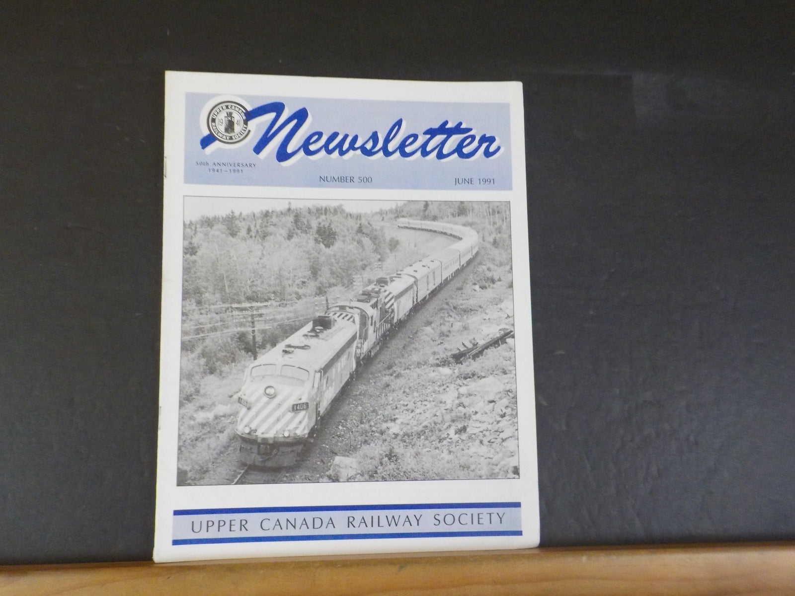 Upper Canada Railway Society Newsletter #500 June 1991 CPR Solarium Ca ...