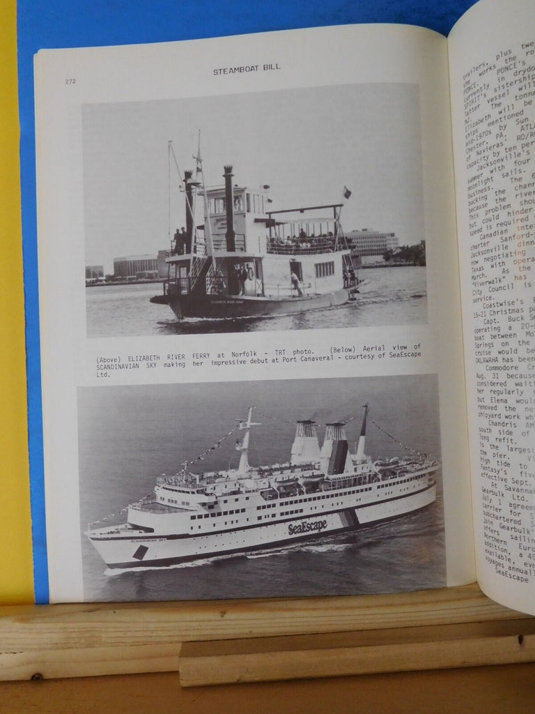 Steamboat Bill #176 Winter 1985 Journal of the Steamship Historical So ...